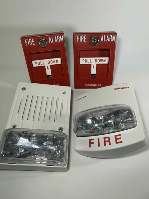 Simplex 4906-9130 Ceiling Horn Strobe - White for sale online | eBay