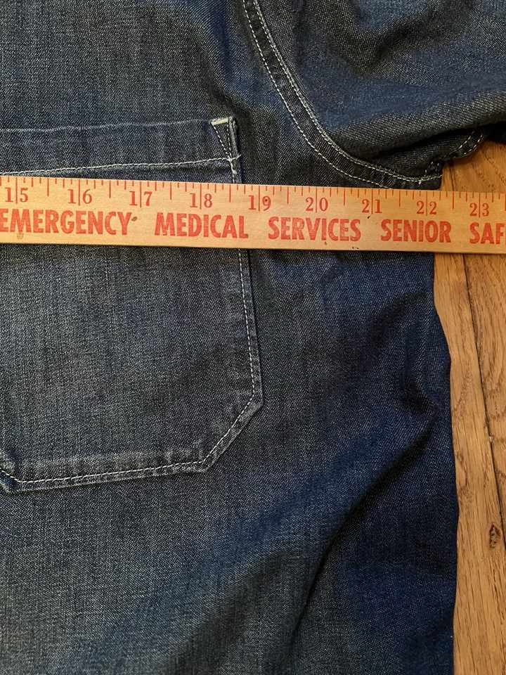 Levi’s engineer chore coat medium wash men’s large | eBay