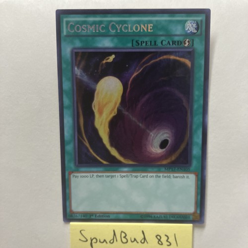Cosmic Cyclone Secret Rare MP17-EN105 (Lightly Played 1st Edition) | eBay