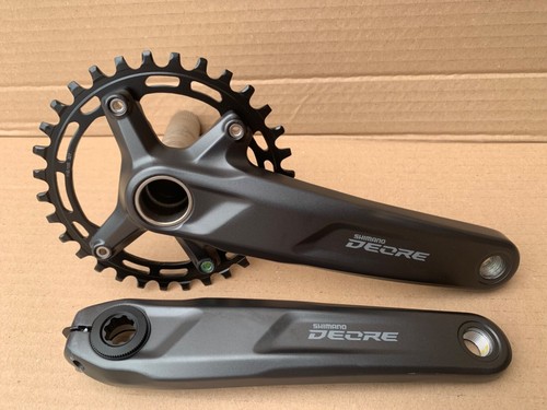 Shimano Deore FC-M5100-1 32t Single Chainset Hollowtech 2 10 11 Speed ...