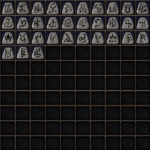 Vex Ohm Lo Sur Ber Jah Cham Rune Diablo 2 Resurrected D2R PC Ladder ...