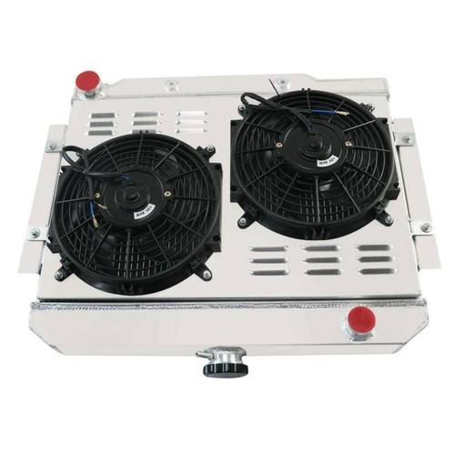 3 ROW Radiator Shroud Fan For 1973-1985 Jeep CJ5 CJ7 Chevy 350 V8 ...