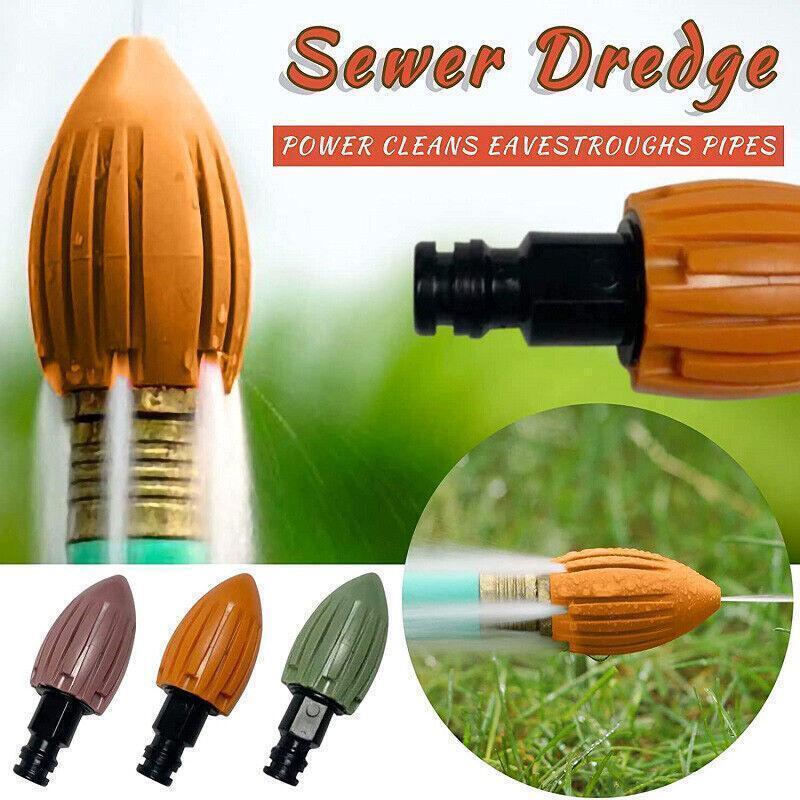 Water Rocket Sewer Drains Flusher for Powerful Garden Cleaning Hose ...