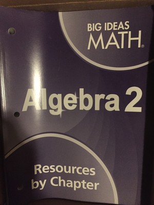 Big Ideas Math Algebra 2: Resources by Chapter 9781608408603 | eBay