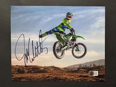Jeremy McGrath Rare! autographed signed SUPER MOTO X 8x10 photo Beckett ...