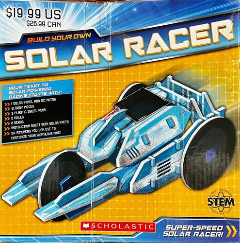 Solar Racer build your own Scholastic - new 9781338273809| eBay