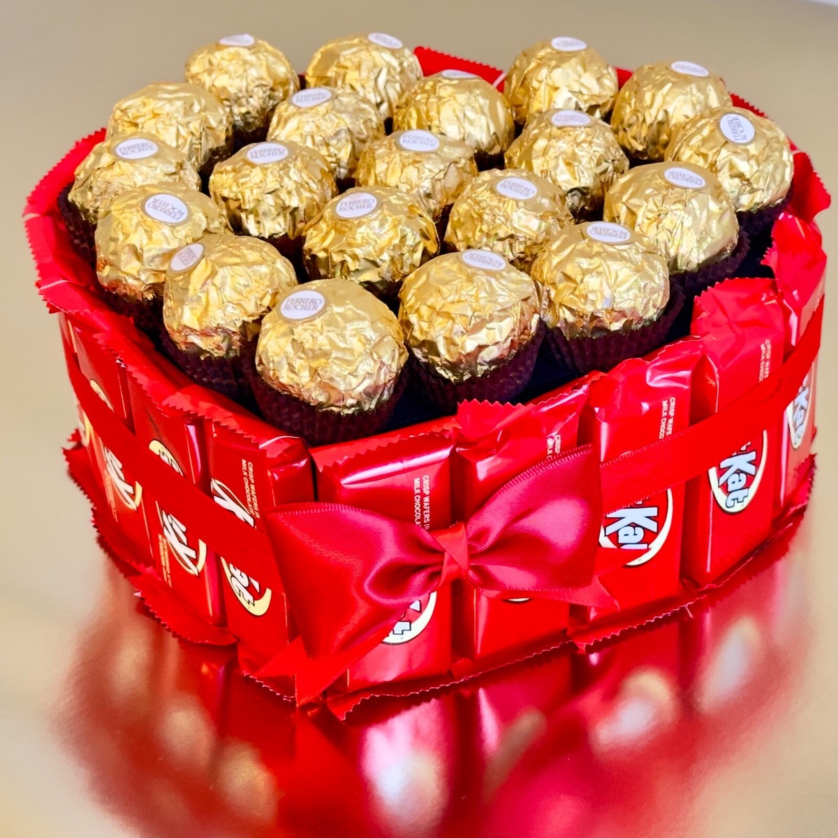 Ferrero Rocher Heart Shape
