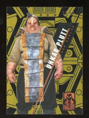 UNKAR PLUTT 2016 Topps Star Wars High Tek GOLD RAINBOW Parallel SP /50 ...