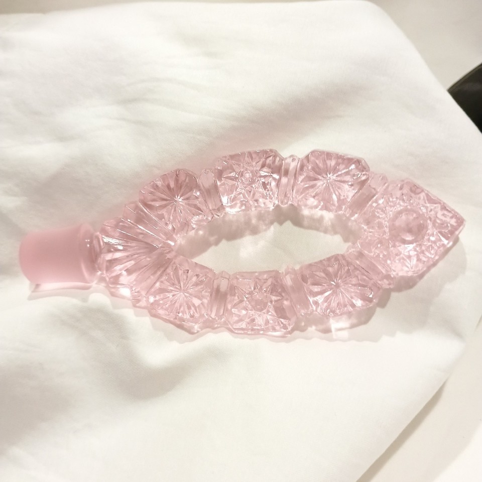 Black Fenton Art Glass Perfume Bottle. Has Light pink Stopper. Hand ...