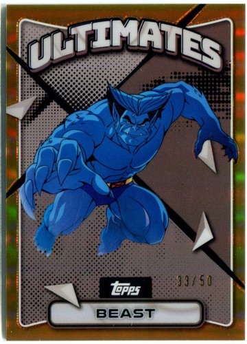 BEAST 2025 Topps Finest X-Men Marvel '97 GOLD REFRACTOR #58 /50 | eBay