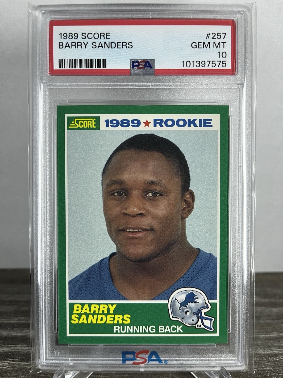 Barry Sanders 1989 Score #257 Base Price Guide - Sports Card Investor