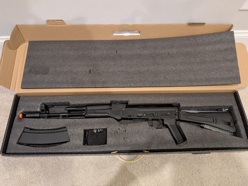 Lancer Tactical Ris AK Metal Full Metal Tactical AEG Airsoft Gun | eBay