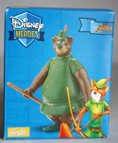RARE 2004 DISNEY HEROES CASTLES ROBIN HOOD LITTLE JOHN FAMOSA NEW ...