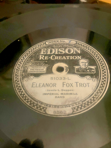 Edison Diamond Disc Record #51033 "Eleanor" Imperial Marimba Band | eBay