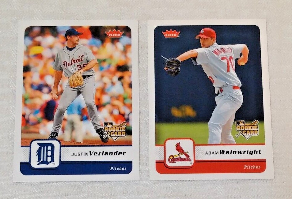 2006 Fleer Baseball Rookie Card RC Lot #426 Justin Verlander #87 ...