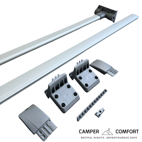 Campervan Folding Table Leg & Rail Kit, Comet, Silver VWT5/T6 Motorhome ...
