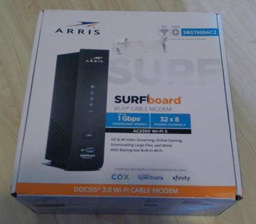 NEW ARRIS SURFboard SBG7400AC2 DOCSIS 3.0 WiFi Cable Modem AC2350 (HH ...