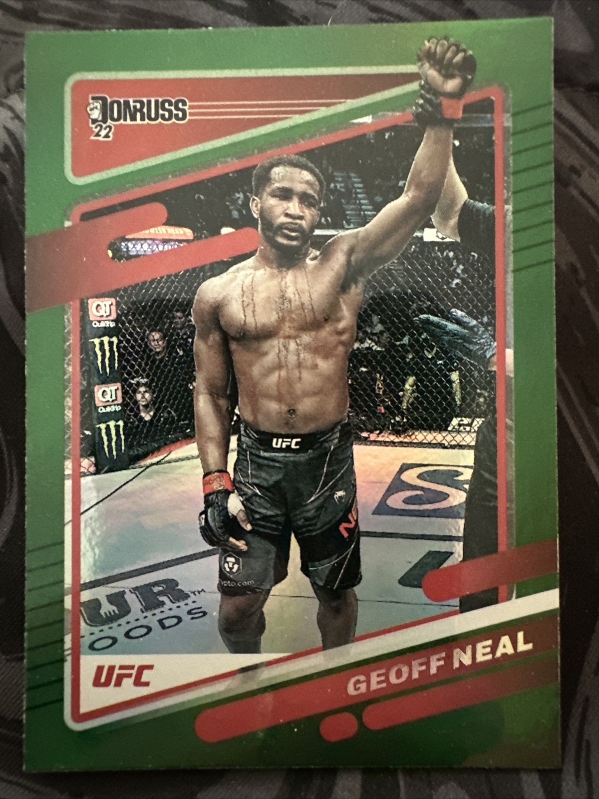 2022+Donruss+UFC+-+Green+Flood+%23118+Geoff+Neal for sale online | eBay