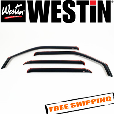Westin 72-37483 Set of 4 In-Channel Wind Deflectors for 2000-2005 Ford ...