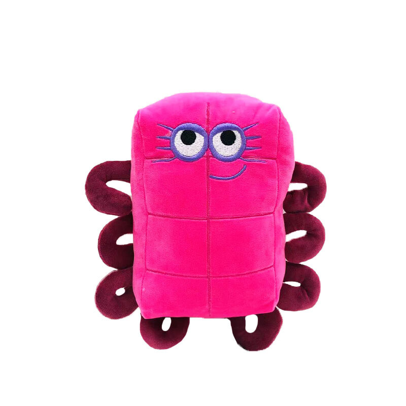 Numberblocks 1-10 Blocks Number Soft Plush Doll Stuffed Toys Cartoon ...