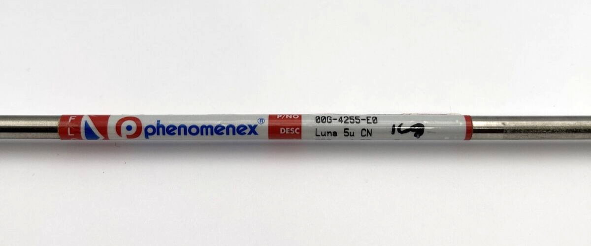 Phenomenex Luna 5 µm CN 250 x 4.6 mm 00G-4255-E0 (Used | eBay