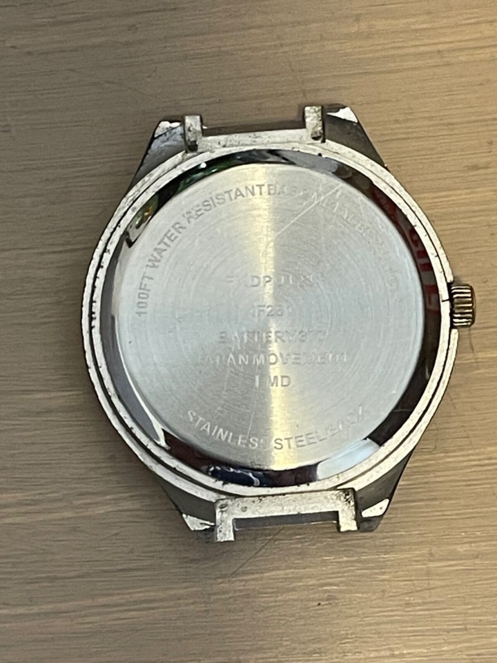 Watch Base Metal Bezel IF281 Japan Movement FMDPU 127 Water Resistant ...