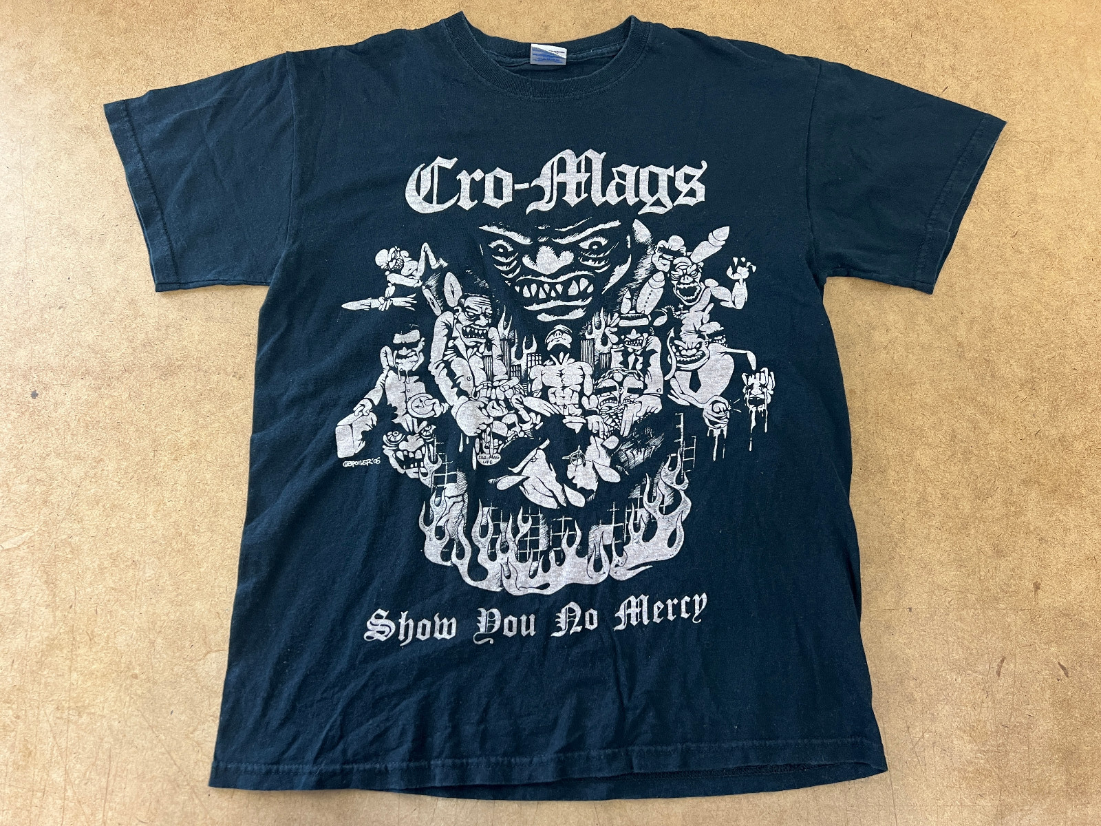 Cro-Mags Show You No Mercy Graphic Shirt SIZE MEDIUM - Gem