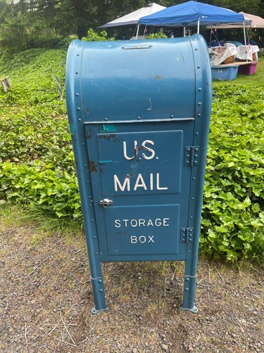 Vintage 1948 USPS Mail Relay Box + Stamp Dispenser - Rare Postal ...