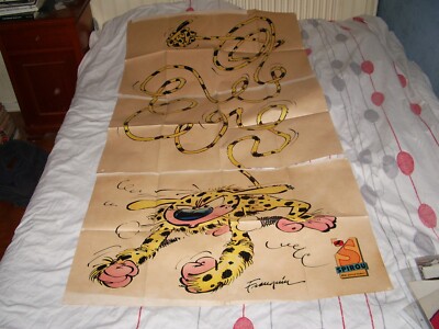 FRANQUIN . POSTER MARSUPILAMI GEANT . 1984 . SUPPLÉMENT À SPIROU ( Q46 ...