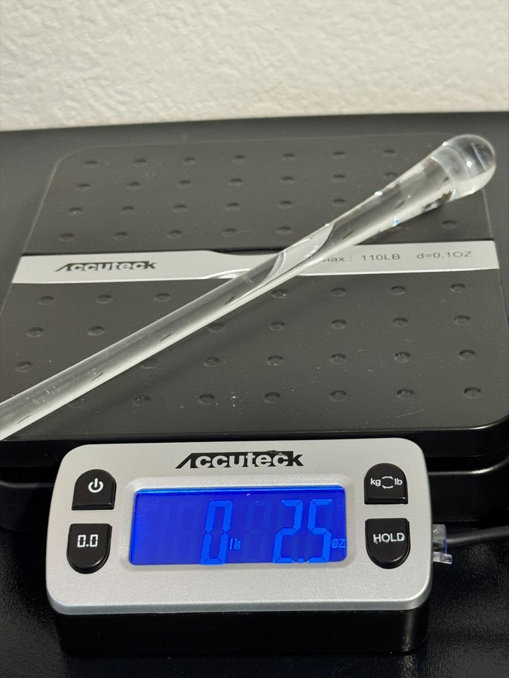 Vintage Style Clear Glass Stirrer Mixing Rod 10" Barware Cocktail ...