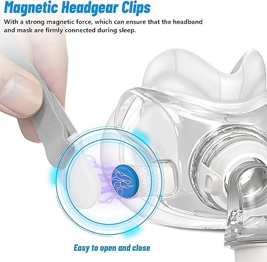 4 Magnetic Headgear Clips for ResMed AirFit AirTouch – Clips Magnéticos ...