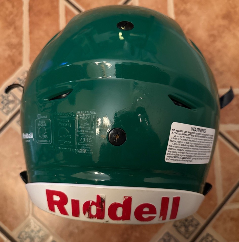 Riddell SpeedFlex Adult Football Helmet L Green 2015 EXPIRED Display ...