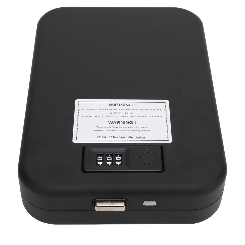 Portable Safe Box Steel Plate Fast Access Biometric Fingerprint ...