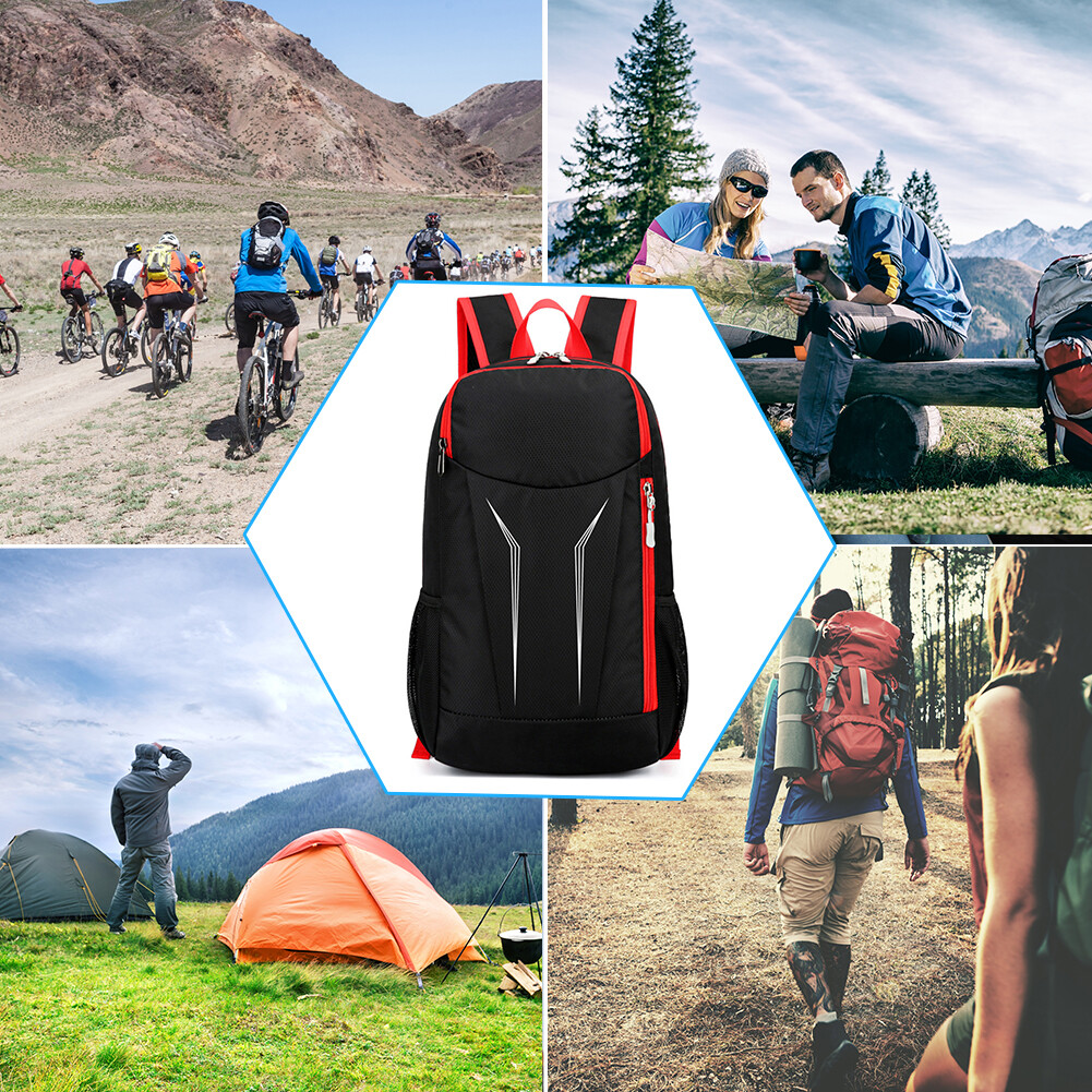 Nylon Camping Backpack Breathable Waterproof for Exercise Fitness ...