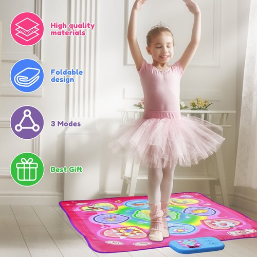 Dance Mat 3 Game Modes Dance Pad Toy Educational Dancing Challenge Mat ...