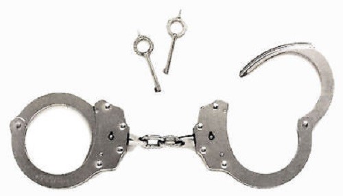Peerless Nickel 700C Chain Police Handcuffs 2 Keys for sale online | eBay
