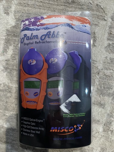 MISCO PA202 Palm Abbe Digital Handheld Refractometer, Brix Scale 0-85 ...