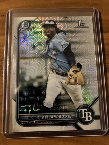 2022 Bowman Chrome #BCP-99 Alejandro Pie Mojo Refractor Rookie Card | eBay