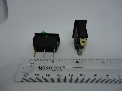 2Pc Pack KCD3 T125 15A 250V 20A 125V AC CB Power Button Rocker Switch 3 ...