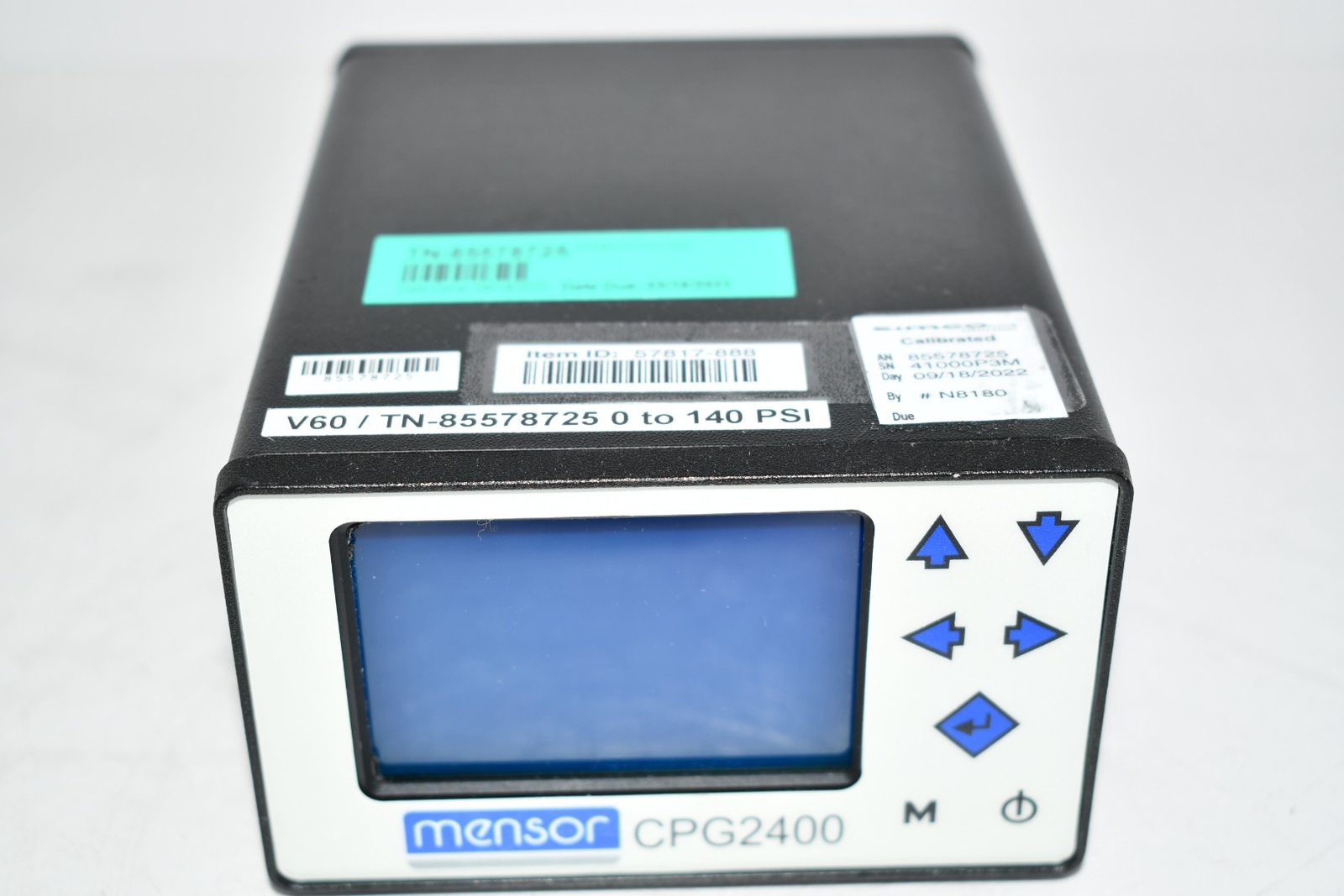 Mensor CPG2400 Digital Benchtop Pressure Indicator Gauge S/N 41000P3M ...