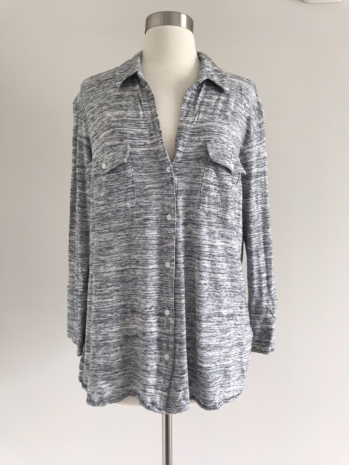 STANDARD JAMES PERSE COTTON STRETCH BUTTON UP CHEST P… - Gem