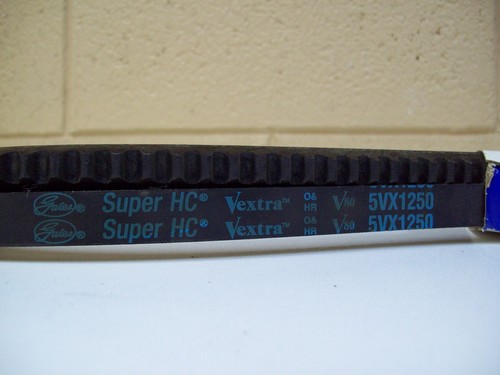 GOODYEAR GATES 5VX-1250 SUPER HC VEXTRA NOTCHED GRIP V-BELT - NEW- FREE ...