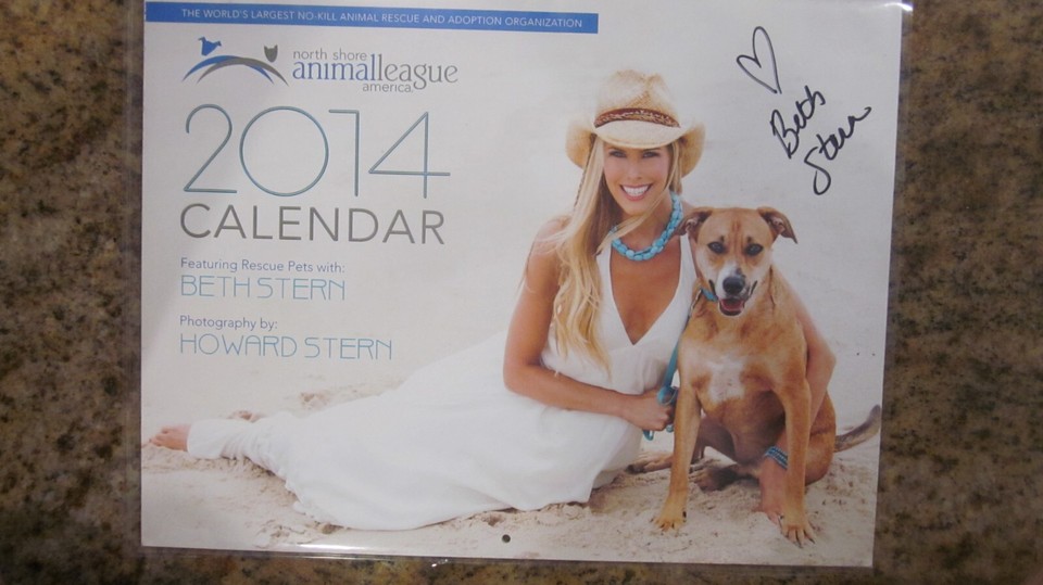 Howard Stern/Beth O Autographed Calendar 2014 (RARE) 06152024 | eBay