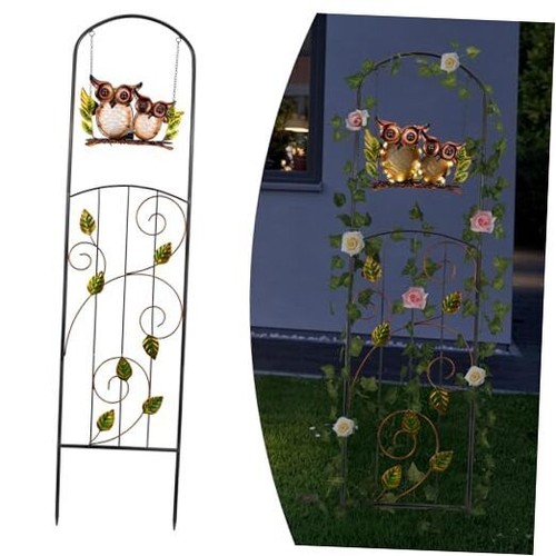 Fake Owl Fall Outdoor Decor, Garden Stakes, with Solar Lights Garden | eBay