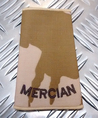Mercian Rank Slide Private British Army Desert Camo - NEW | eBay