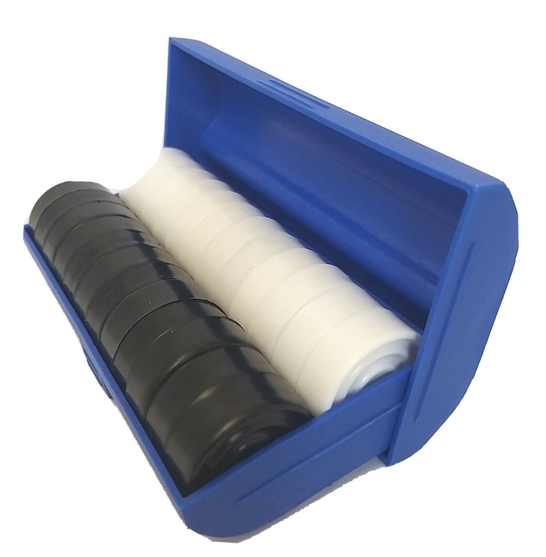 Checkers Game in Box Black and White Set of 24 Checker Chips 1.2" | eBay