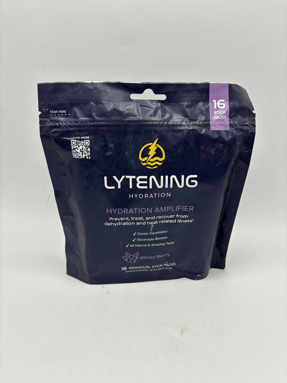 Lytening Hydration Amplifier Lemon Lime 16 Individual Stick Packs Exp 07/2024 850033077216 | eBay