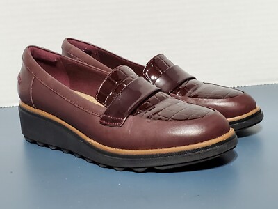 Clarks Collection Penny Loafer 7 M US / 37.5 EU Women's Shoes Faux ...