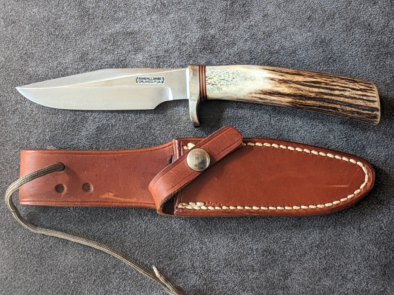 Rare Stag Randall Made Knife 5-4, Amazing Unused Condition with Org ...