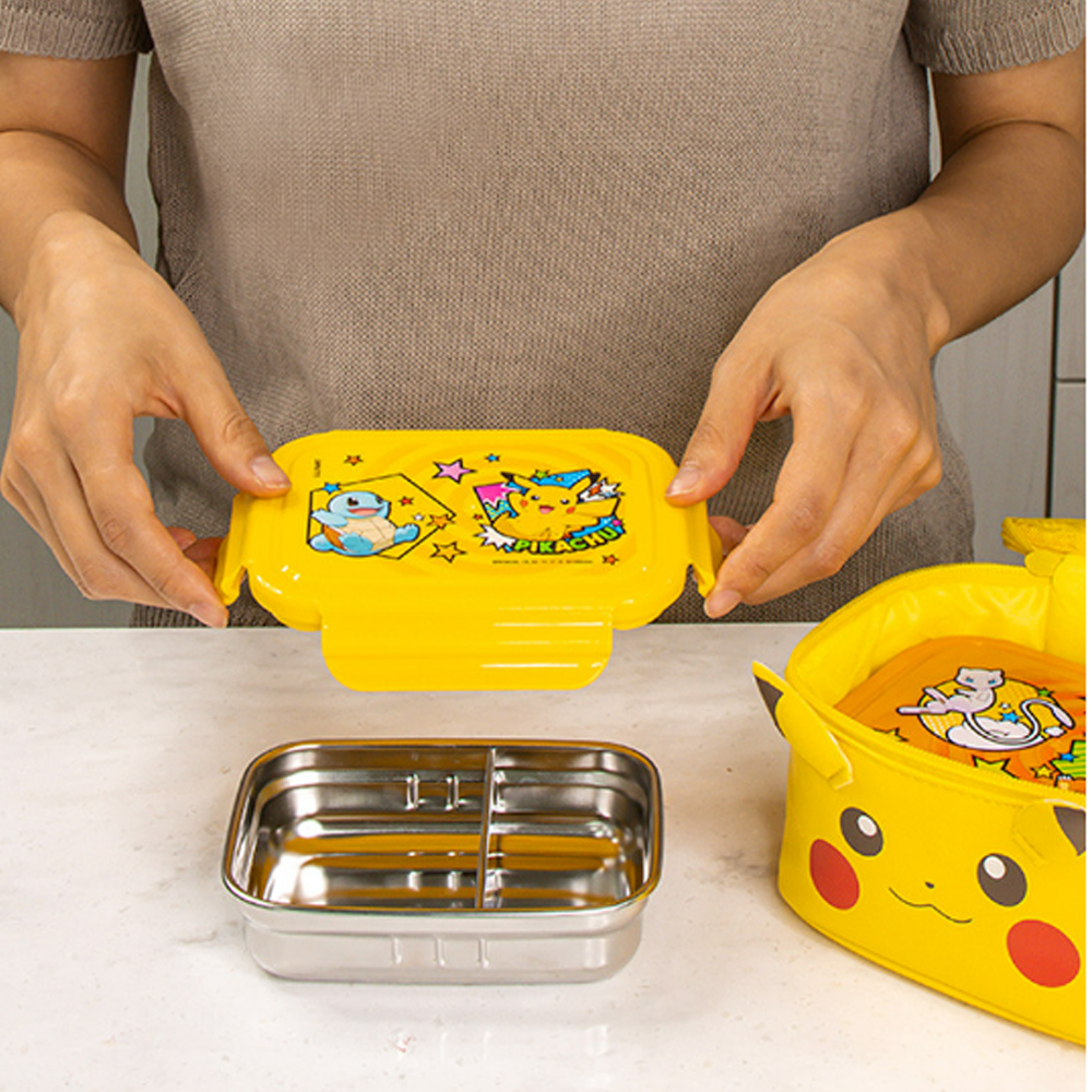 Pokemon Double Lock Stainless Steel Lunch Box -Expedited Shipping /made ...